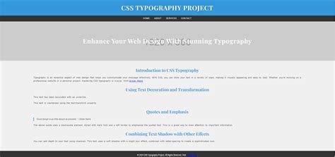 CSS Typography And Text Styling Techniques A Beginners Guide To Text Styling Arslan Webs