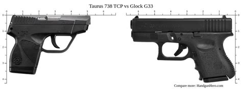 Taurus TCP Vs Glock G Size Comparison Handgun Hero