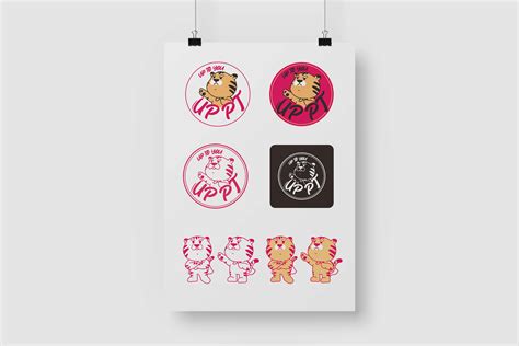 피트니스 캐릭터형 로고 로고 디자인 포트폴리오 크몽