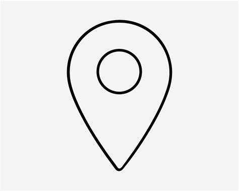 Location Pin Symbol Map Position Pinhead Navigation Direction Gps