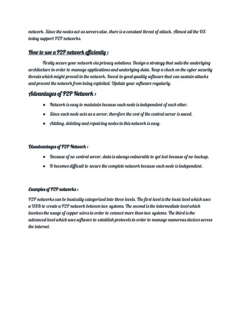 Peer To Peer P2p Pdf Computer Networking Computing