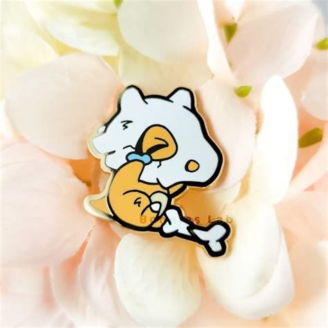 Cubone Enamel Pin Bonnies Lab