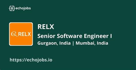 Relx Is Hiring Senior Software Engineer I Gurgaon India Mumbai India Chennai India India