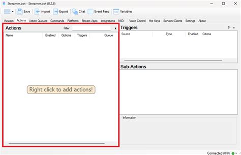 Streamer Bot Keyboard Shortcuts Streamer Bot Docs
