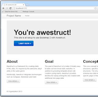 Running Awestruct With Asciidoc On Windows With JRuby