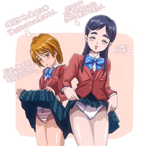 Misumi Nagisa And Yukishiro Honoka Precure And 1 More Drawn By H26r