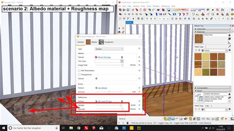 Material Properties Degree Of Reflection Sketchup Enscape
