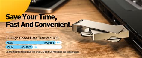 Amazon Com Kepmem GB Flash Drive USB C Thumb Drive Swivel USB Drive GB Dual Type C