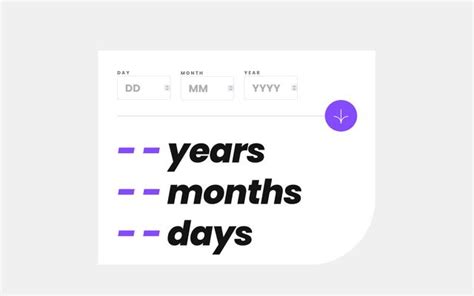 Frontend Mentor Age Calculator App Main Coding Challenge Solution