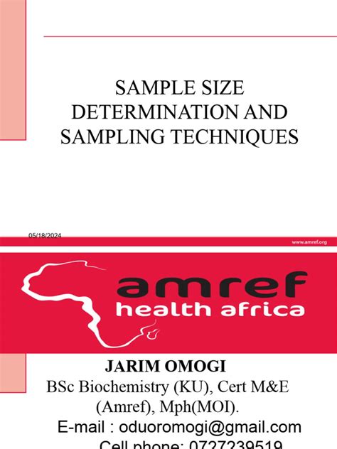 Sample Size Determination Pdf Sample Size Determination Sampling Statistics