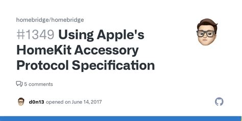 Using Apple S HomeKit Accessory Protocol Specification Issue 1349