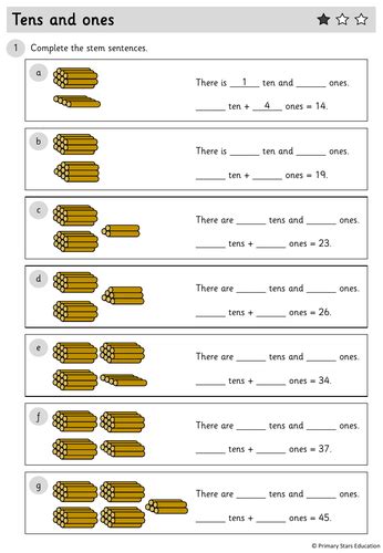 Year 1 Place Value Within 50 White Rose Week 5 Block 2 Spring Differentiated Pack