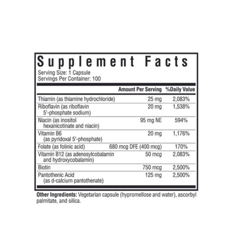 B Complex Mf Nourishing Therapies