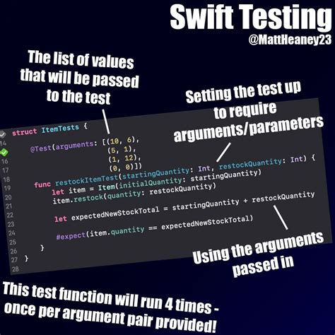 matt heaney on linkedin swift testing ios tips tutorial