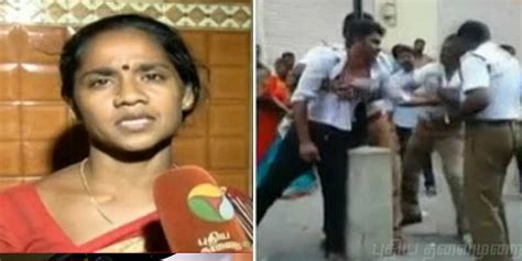 ‘பையன் கண் முன்னே போலீஸ் அடிச்சாங்க தாக்கப்பட்டவரின் தாய் உருக்கம்