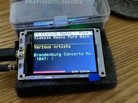 I2s Internet Radio Op Ttgo Tm Esp32 Web Radio Botberg