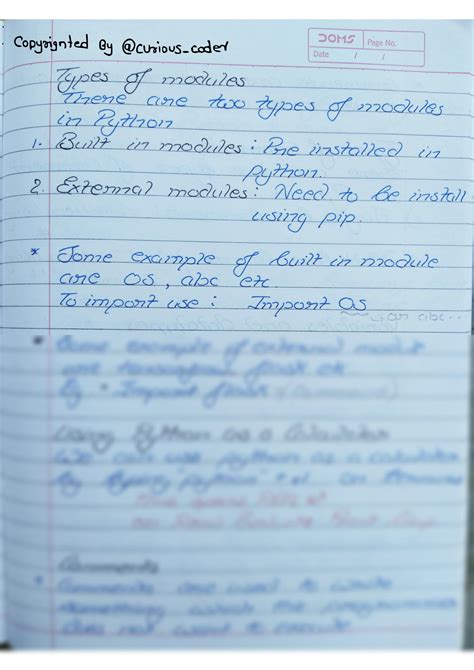 Solution Complete Python Programming Handwritten Notes Studypool