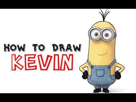 How To Draw Kevin The Minion From Minions And Despicable Me Minion Art Minions Minion Drawing