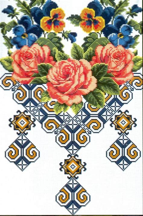 узор для вышиванки 77 тис зображень знайдено в Яндекс Зображеннях Cross Stitch Flowers