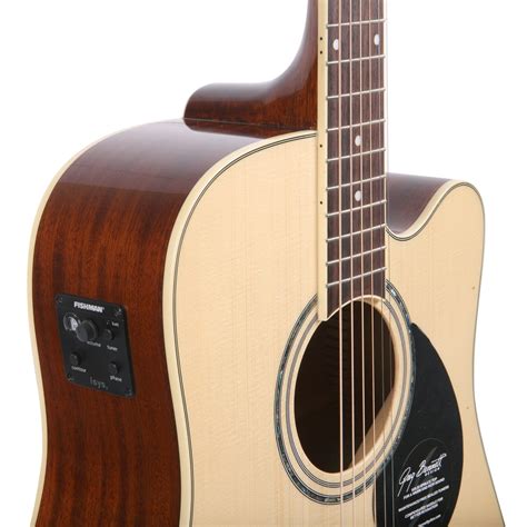 Disc Greg Bennett Gd 100sce Electro Acoustic Guitar Natural At Gear4music
