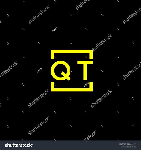 Qt Initial Monogram Logo Square Style Stock Vector Royalty Free 2161461917 Shutterstock