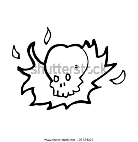 Cartoon Skull Explosion Stock Vector Royalty Free Shutterstock