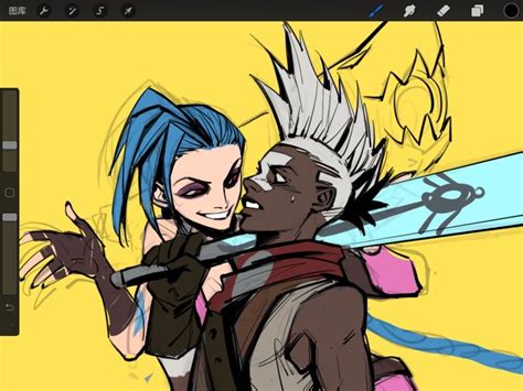 💜¡𝖎𝖒𝖆𝖌𝖊𝖓𝖊𝖘 𝕿𝖎𝖒𝖊𝕭𝖔𝖒𝖇💛 Ekko And Jinx 26