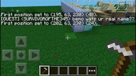 Mcpe World Edit Tutorial For Admins Youtube