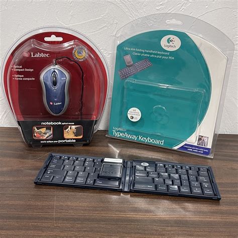 Blazing Auctions Nib Logitech Folding Typeaway Keyboard W Labtec