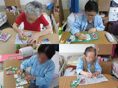 미술치료 사군자 병풍 만들기 프로그램 갤러리 영도참편한요양병원