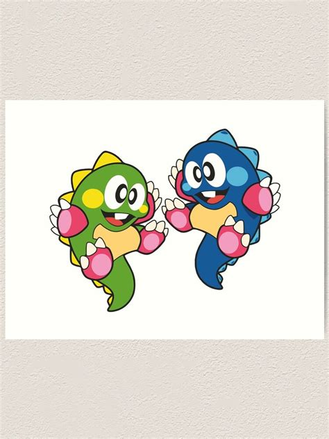 Bubble Bobble Art Print For Sale By Hellolen Redbubble