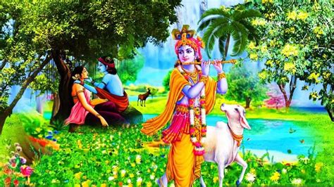 Meditative Lord Krishna Flute Music For Positive Energy Relaxing Body