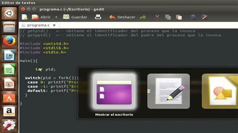 s operativos funciones getpid y getppid youtube