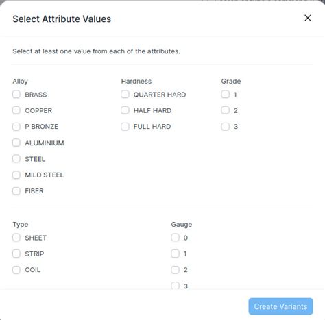 Attribute List Keeps Rotating In Creating Multiple Variant In An Item