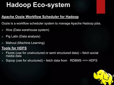Big Data And Hadoop Data Analysis Ppt