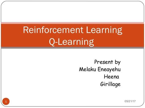 Reinforcement Learning Q Learning