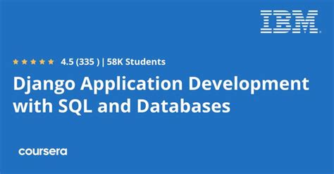 Django Application Development With Sql And Databases Certifyde