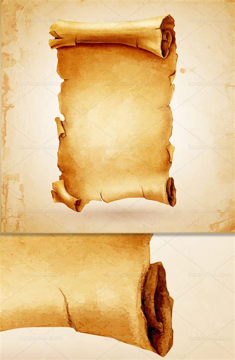 وکتور کاغذ نامه قدیمی طرح لایه باز گرافیک با طعم تربچه