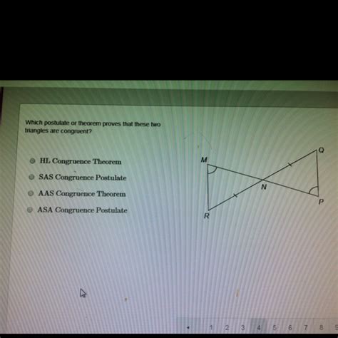 Please Help Me Which Postulate Or Theorem Proves That These Two Triangles Are Congruent