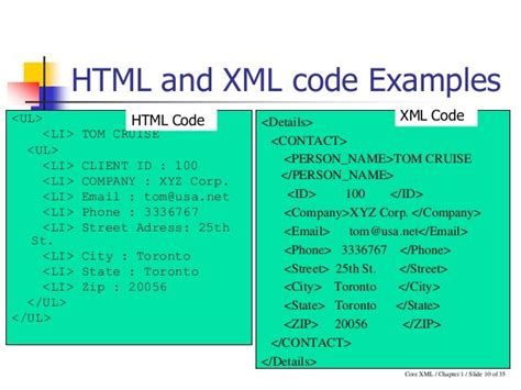 Xml Theory 2005 1introduction To Xml