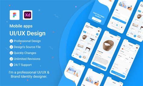 Design Mobile App Ux Ui In Figma Xd By Nasdesignworld Fiverr