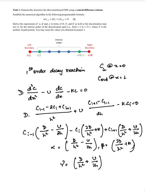 solved task 1 numerically discretize the abovementioned ode