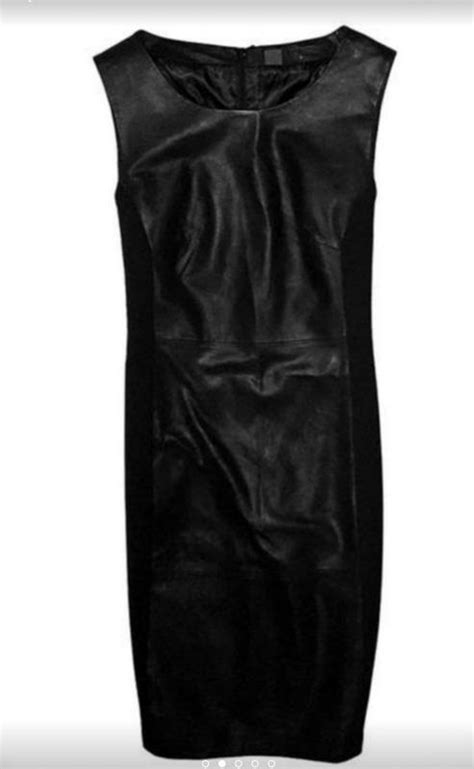 Шкіряне плаття футляр 100 шкіра — ціна 7700 грн у каталозі Сукні міді Купити жіночі речі за