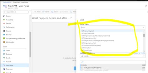 Application Insights User Flows