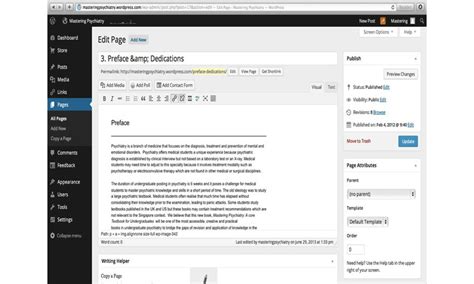 The Graphic User Interface Of Wordpress Download Scientific Diagram