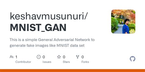 MNIST GAN MNIST GAN Exercise Ipynb At Master Keshavmusunuri MNIST GAN