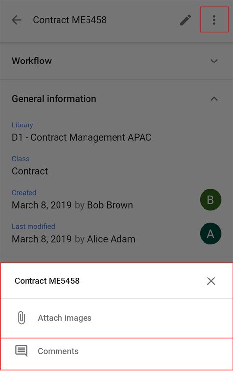 Aodocs Mobile Manage Comments In Your Documents Aodocs Knowledge Base