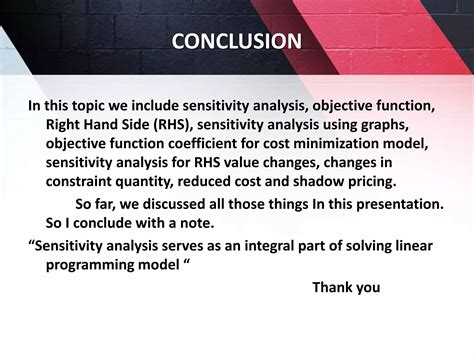 Sensitivity Analysis In Linear Programming Problem Muhammed Jiyad