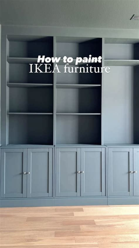 Ikea Built In Hack With Havsta Cabinets And Billy Bookcases