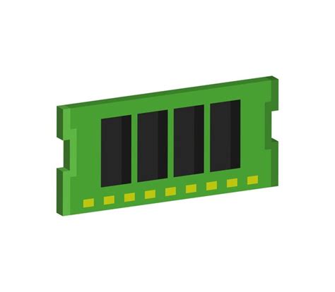 Premium Vector Three Dimensional Computer Ram